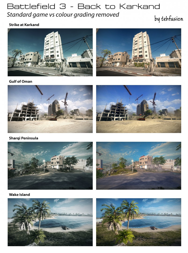 Battlefield 3 Mod Removes Blue Lighting & Color Grading - Offers ...