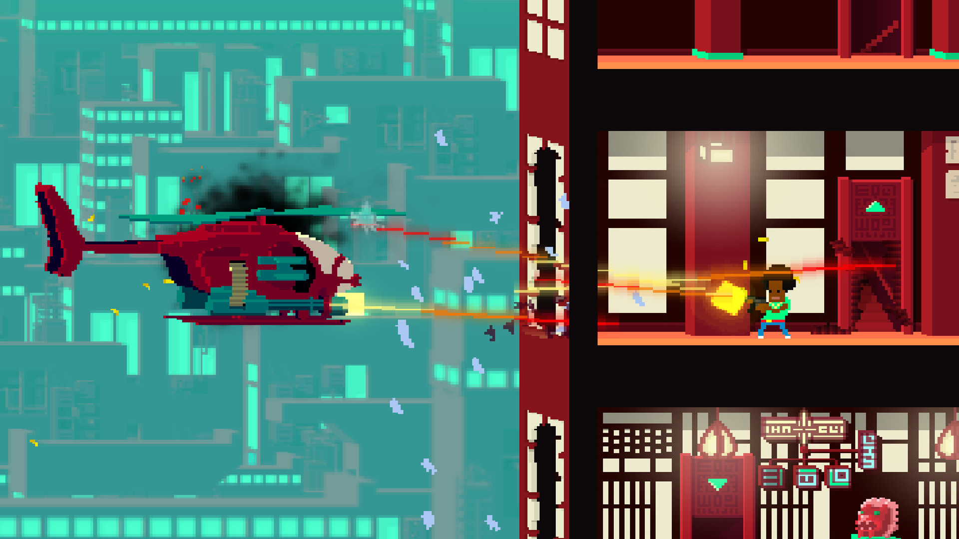 Not A Hero Is Now Available on PC