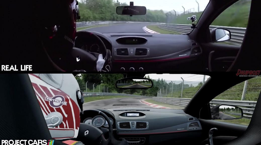 Project CARS vs Real Life Video Comparison - Renault Megane RS at ...
