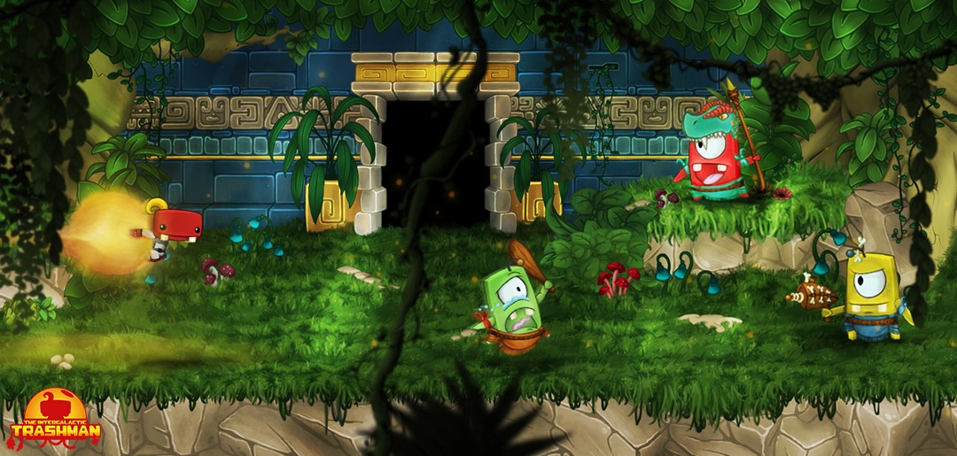 The Intergalactic Trashman - 2D Platformer with Space Exploration ...