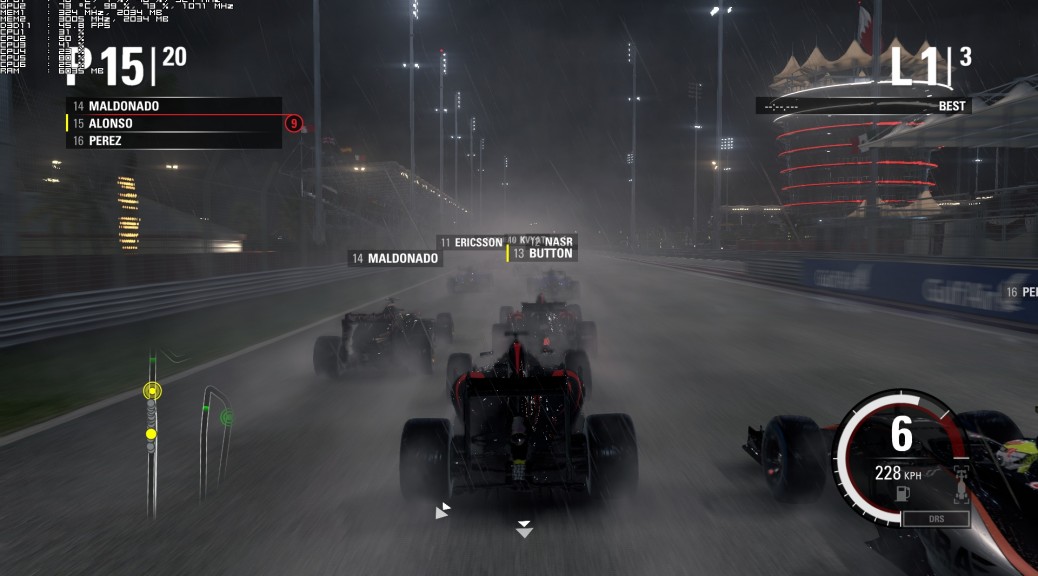 F1 2015 - PC Performance Analysis