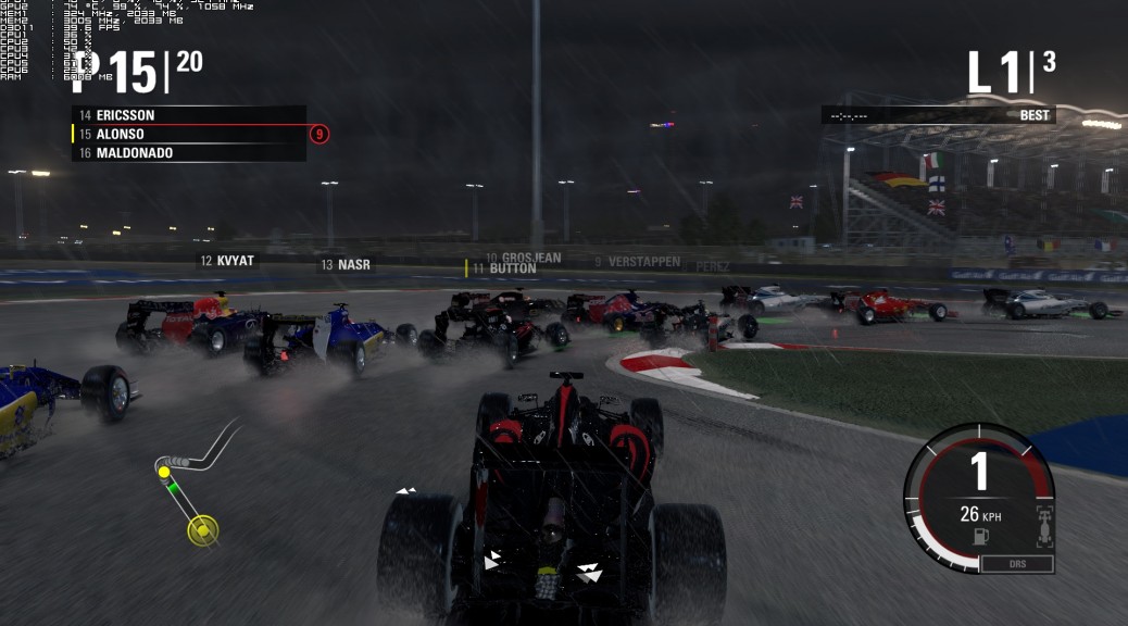 F1 2015 - PC Performance Analysis