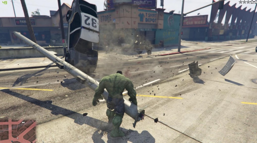 New Hulk mod available for download for Grand Theft Auto 5