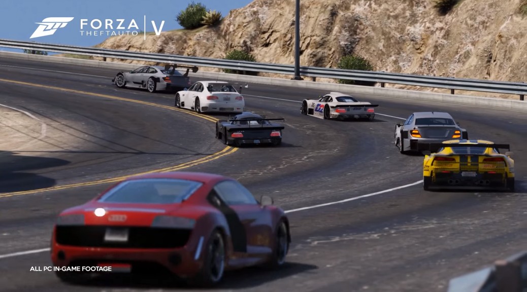 Forza 6 Launch Trailer Recreated In Grand Theft Auto V