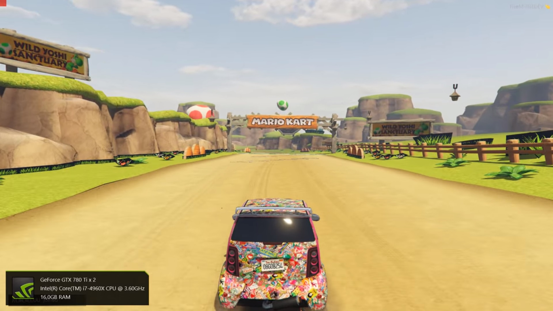Grand Theft Auto V Custom Maps - Mario Kart 8 Comes To Rockstar's Title