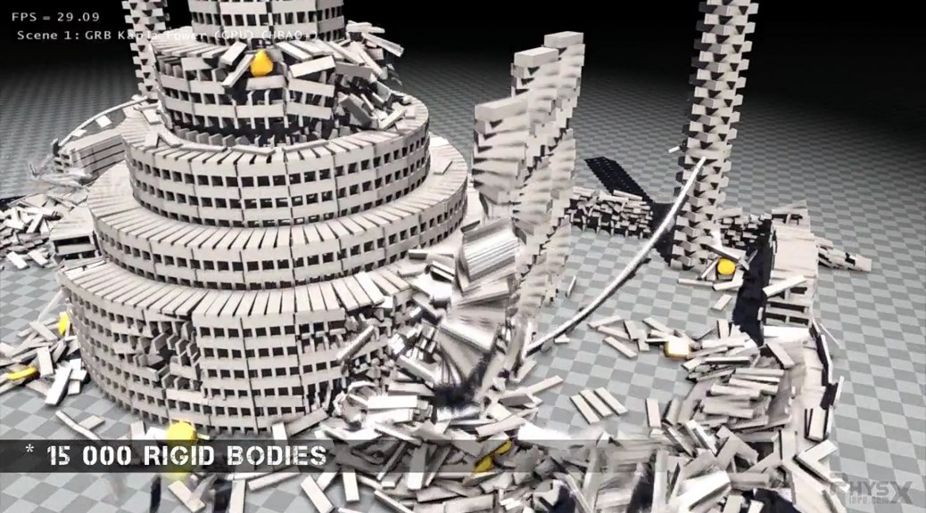 GDC 2016 - New Video Showcases NVIDIA's PhysX GPU Rigid Body Simulation