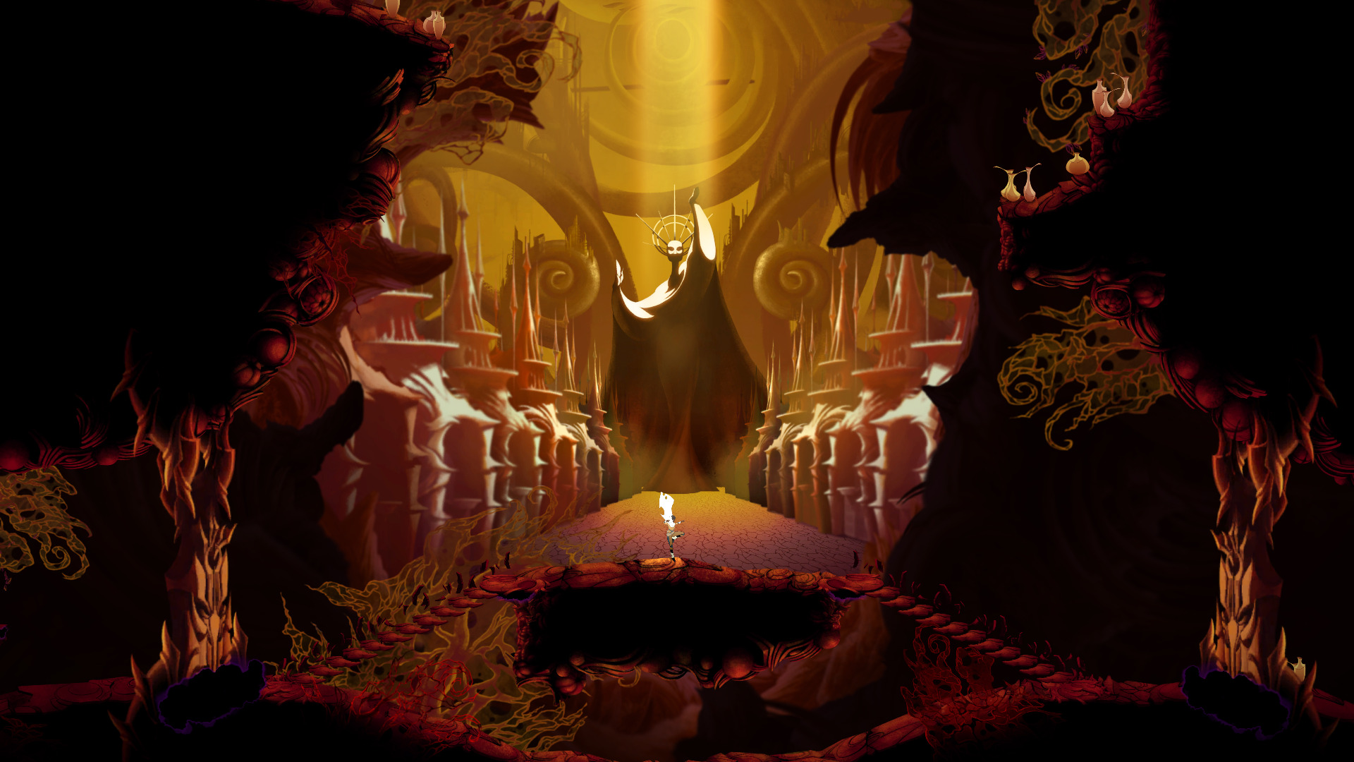 Hand-drawn Metroidvania game, Sundered, is now available