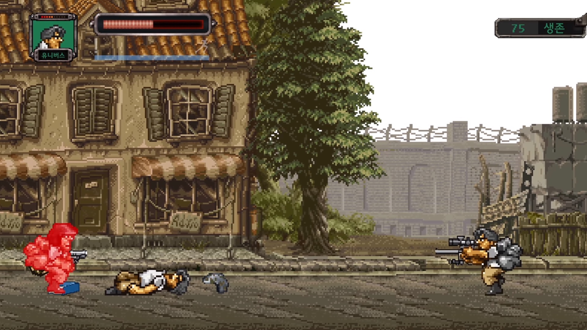 PlayerUnknown's Battlegrounds re-imagined as a 2D Metal Slug-like ...