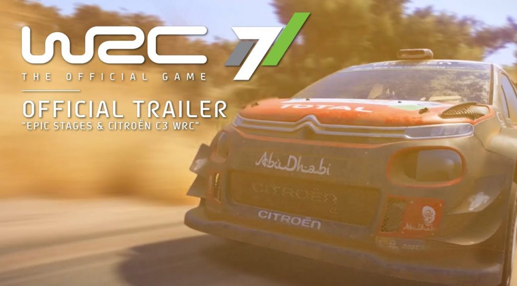 WRC 7 - New trailer focuses on the Citroen C3 World Rally Car