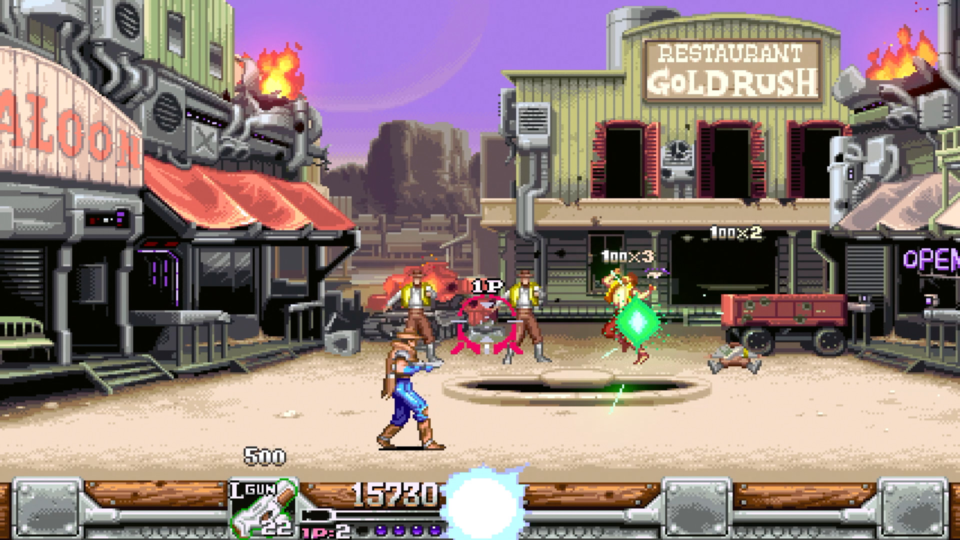 Wild Guns Reloaded is now available on Steam