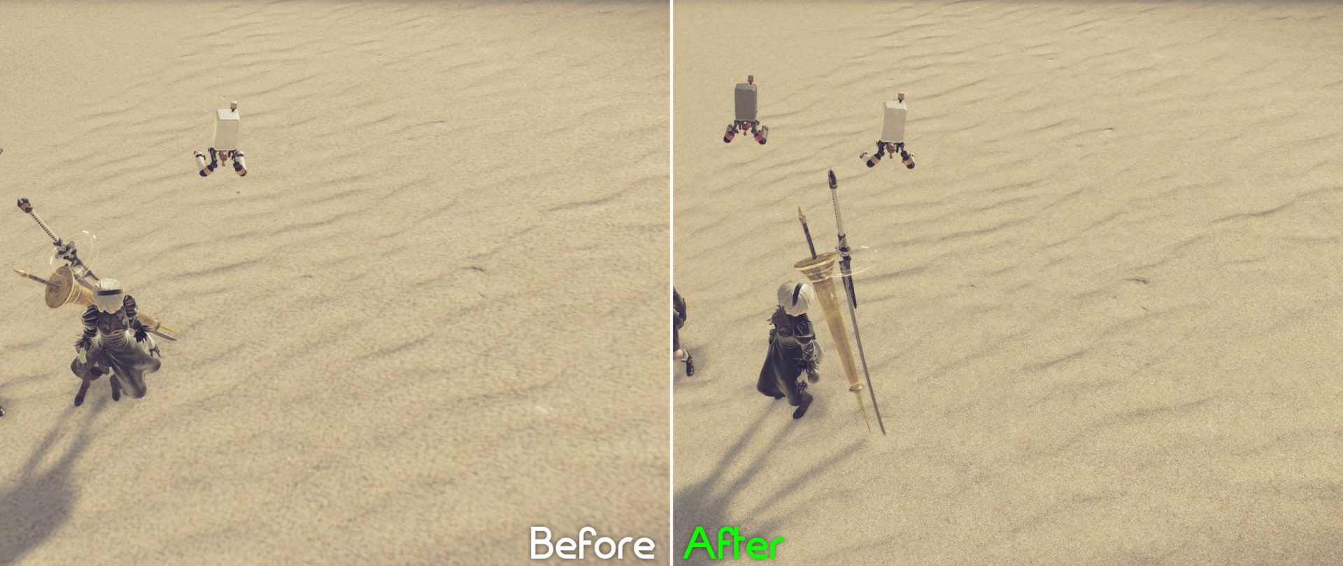 First HD Texture Pack for NieR: Automata is now available (alpha version)