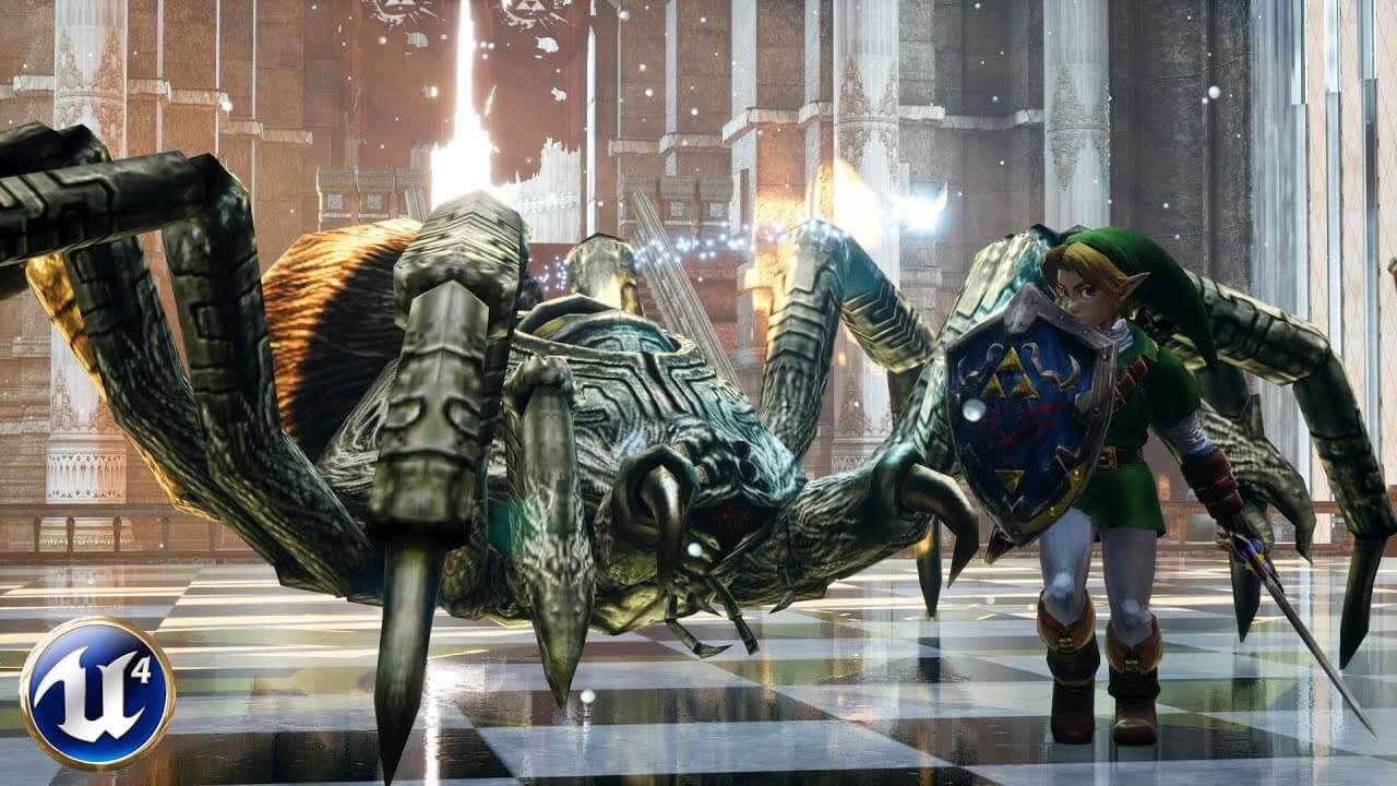 The Legend of Zelda Wii U E3 2011 Tech Demo recreated in Unreal Engine ...