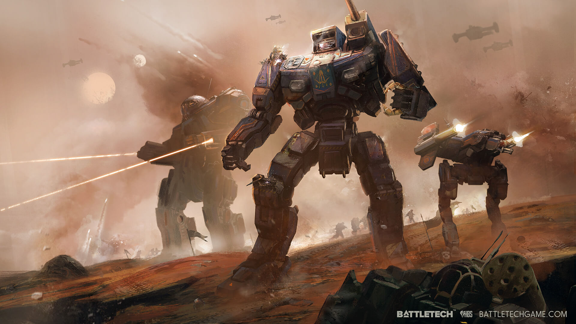 Turn-based tactical combat game, Battletech, releases this April