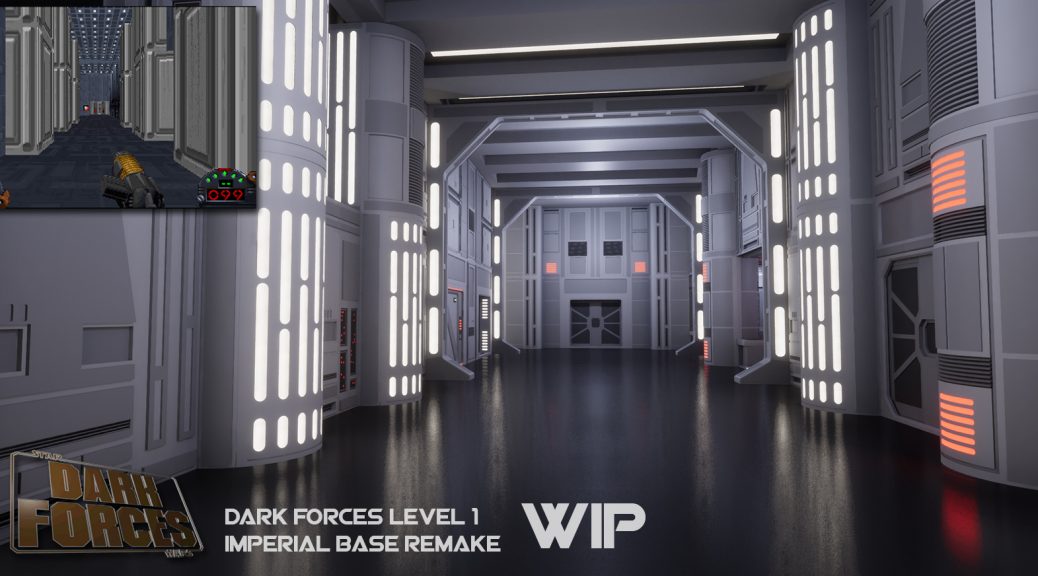 Obsidian's artist is recreating Star Wars: Dark Forces' first level in ...