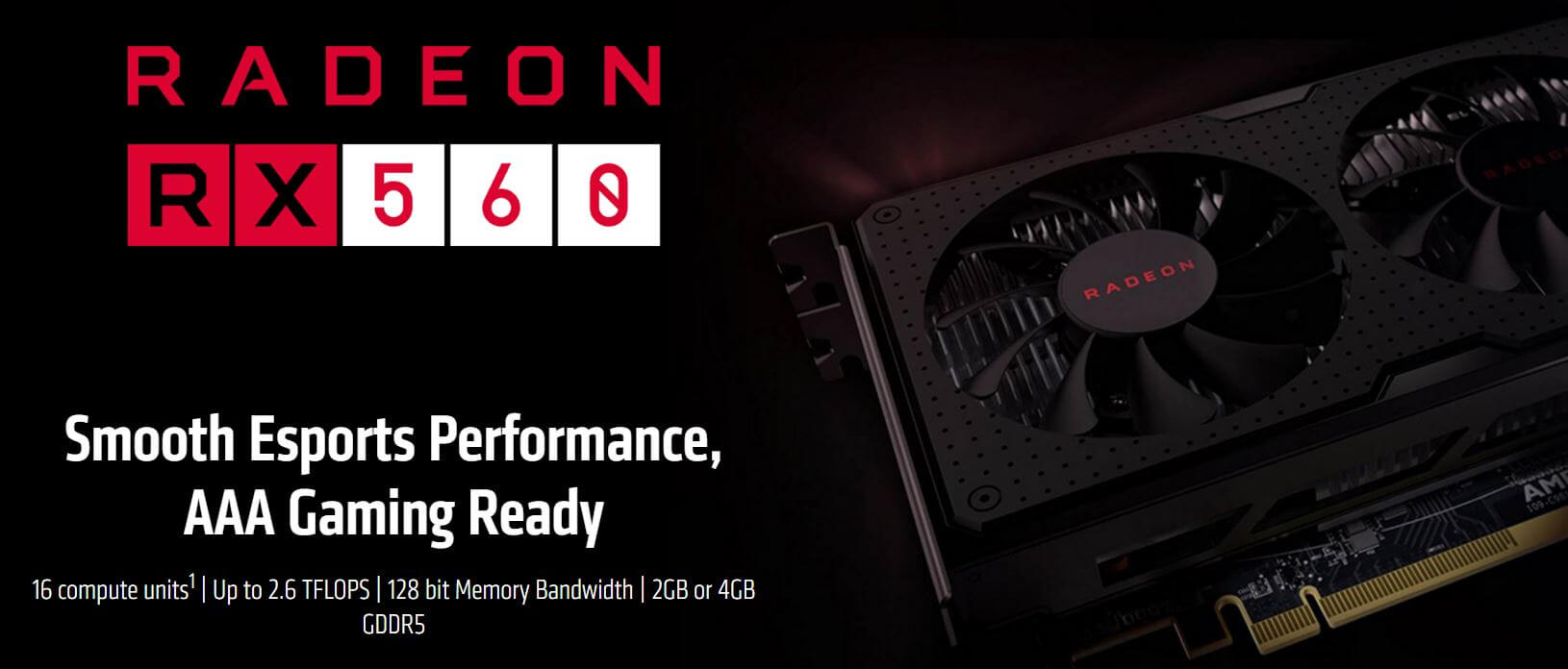 AMD quietly downgrades Radeon RX 560 GPUs, selling models with fewer ...