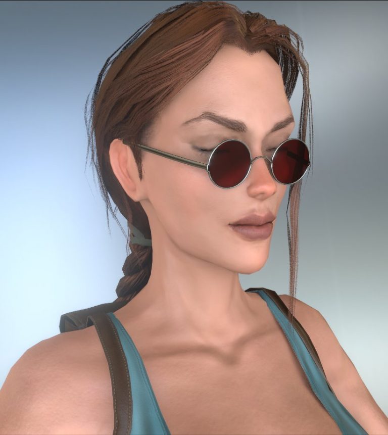 Here is an updated version of Lara Croft's 3D model for the Tomb Raider ...