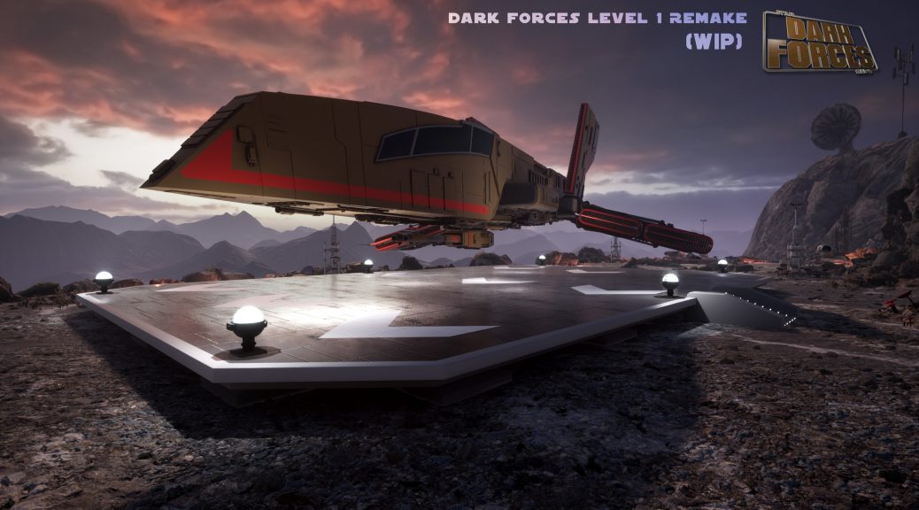 New incredible screenshots from Star Wars 1995 "Dark Forces" Level 1 ...