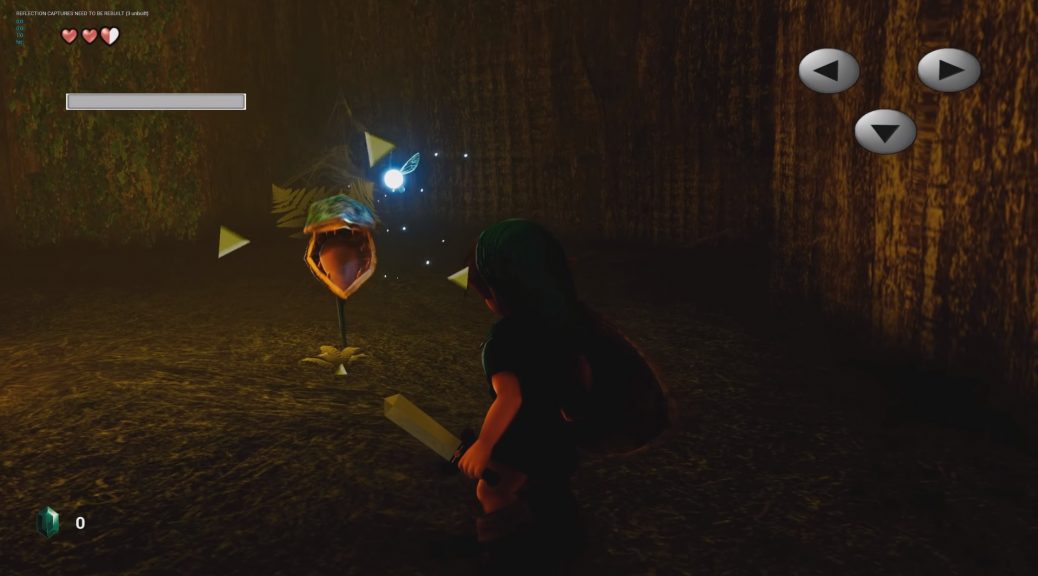 The Legend of Zelda Ocarina Of Time - Inside Deku Tree - Unreal Engine ...