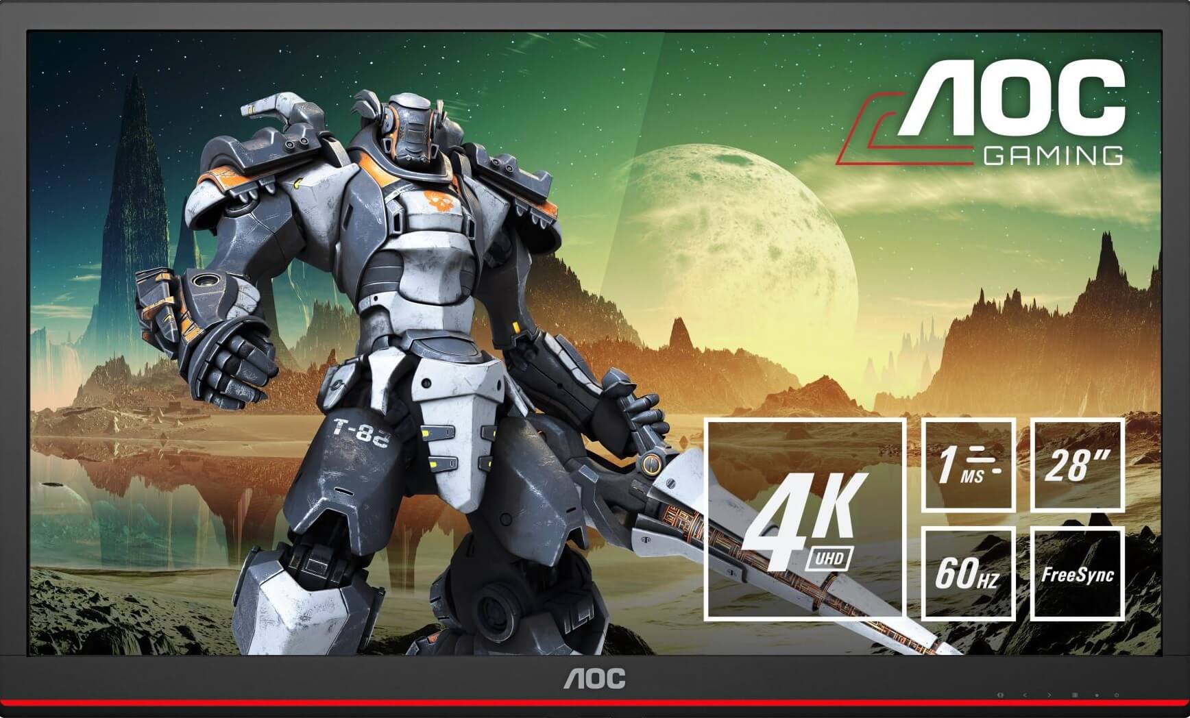 AOC announces G2868PQU; 28” TN panel 4K HDR gaming monitor with 1ms ...