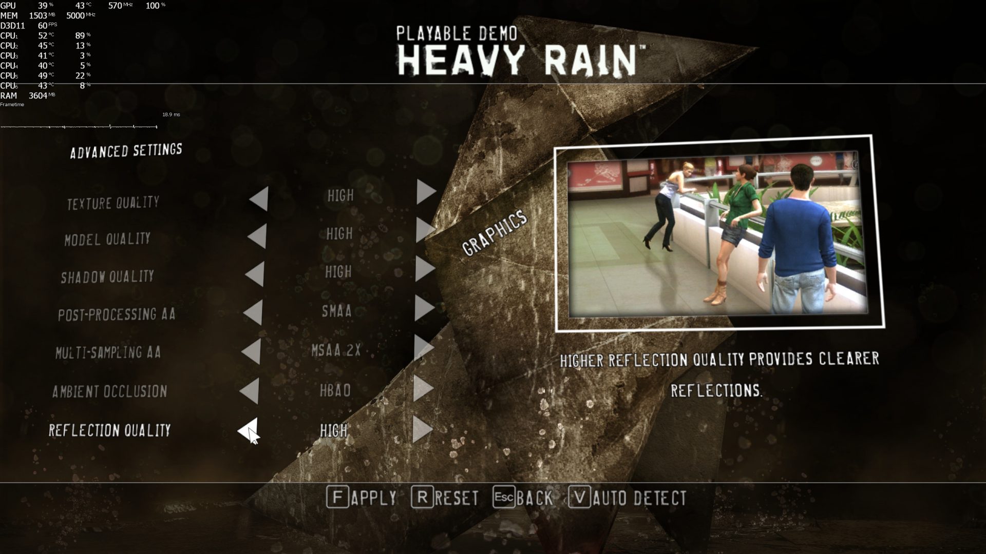 Heavy Rain - PC 4K/Ultra Screenshots + PC Graphics Settings + 4K ...