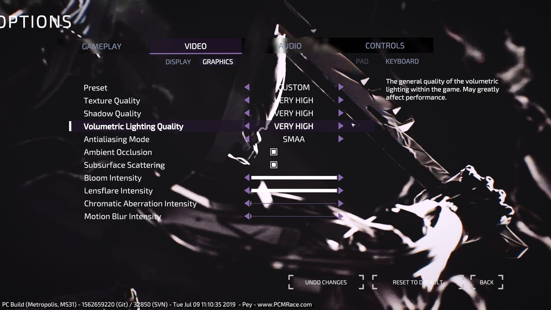 The Surge 2 uses the Vulkan API on the PC, graphics settings, first 16 ...