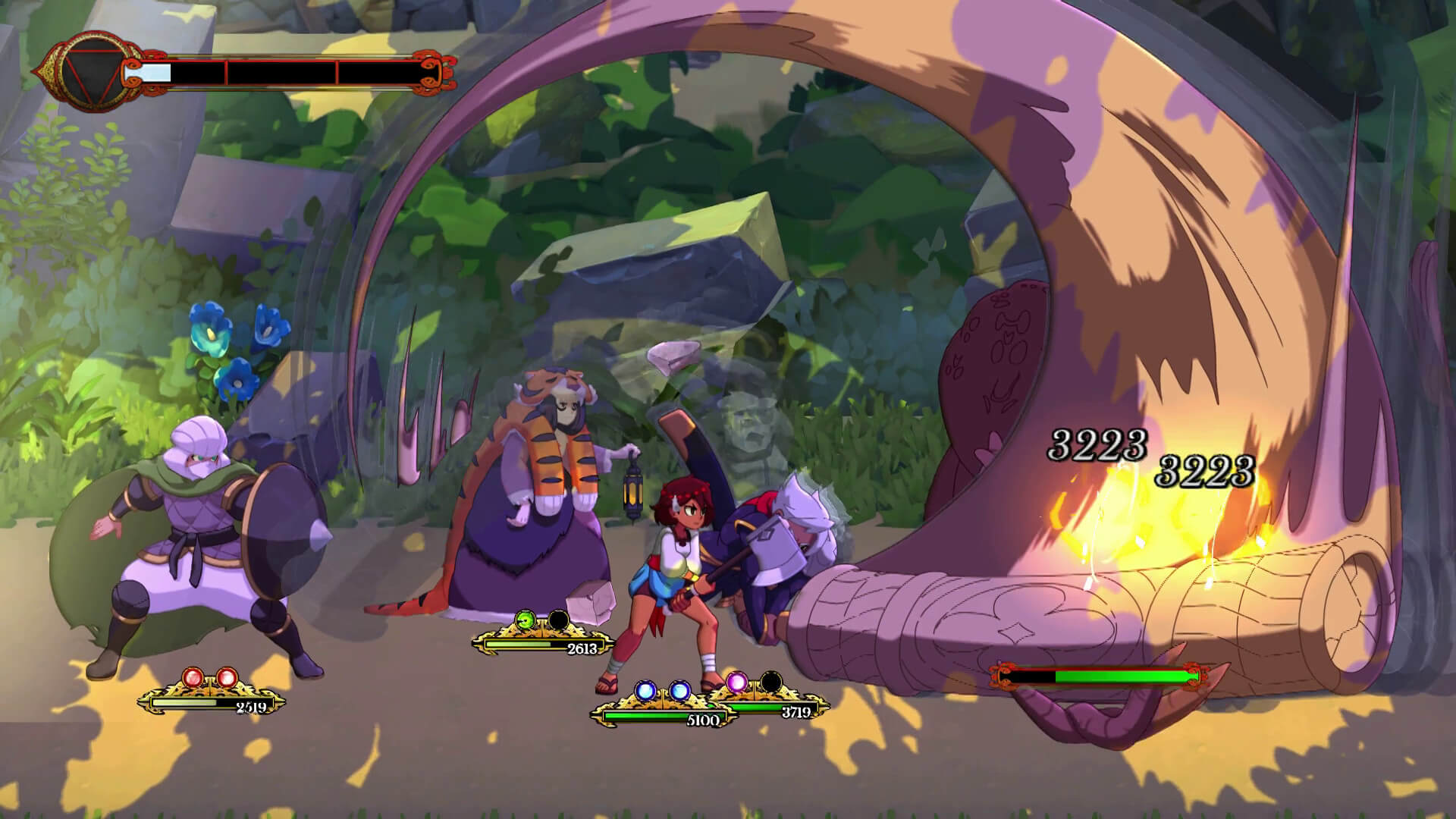 Hand-drawn animated action RPG platformer, Indivisible, releases on ...