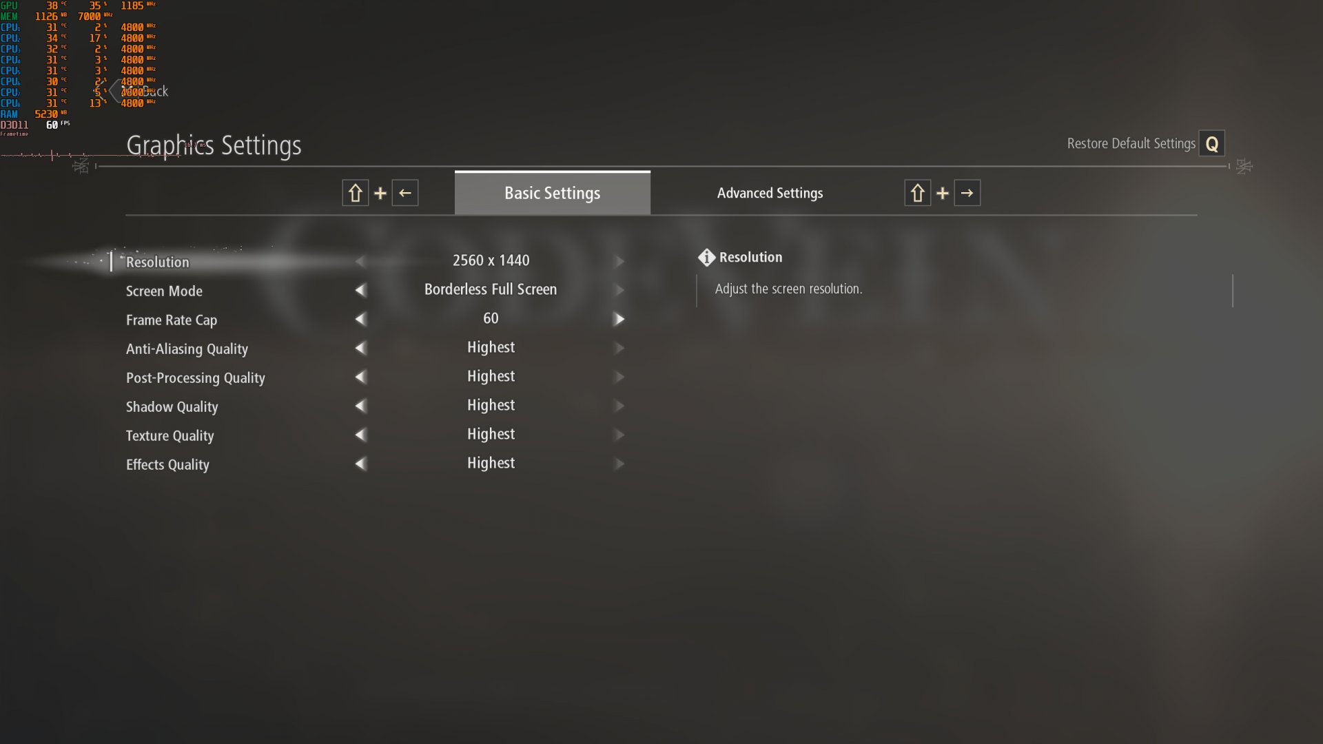 CODE VEIN PC Performance Analysis