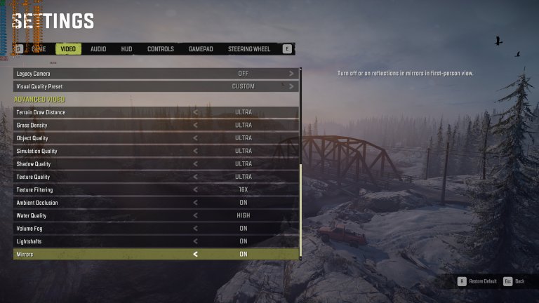 SnowRunner PC Performance Analysis