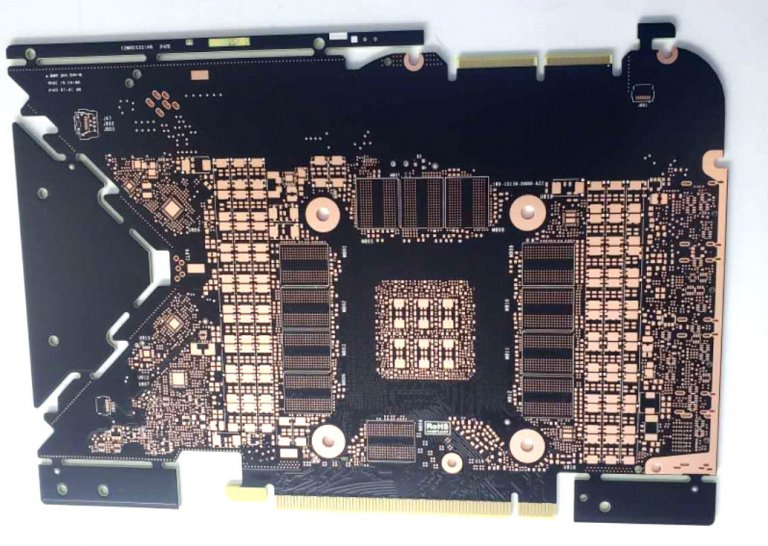 NVIDIA’s Ampere RTX 3090 GPU PCB pictured, having 20 phase power design ...