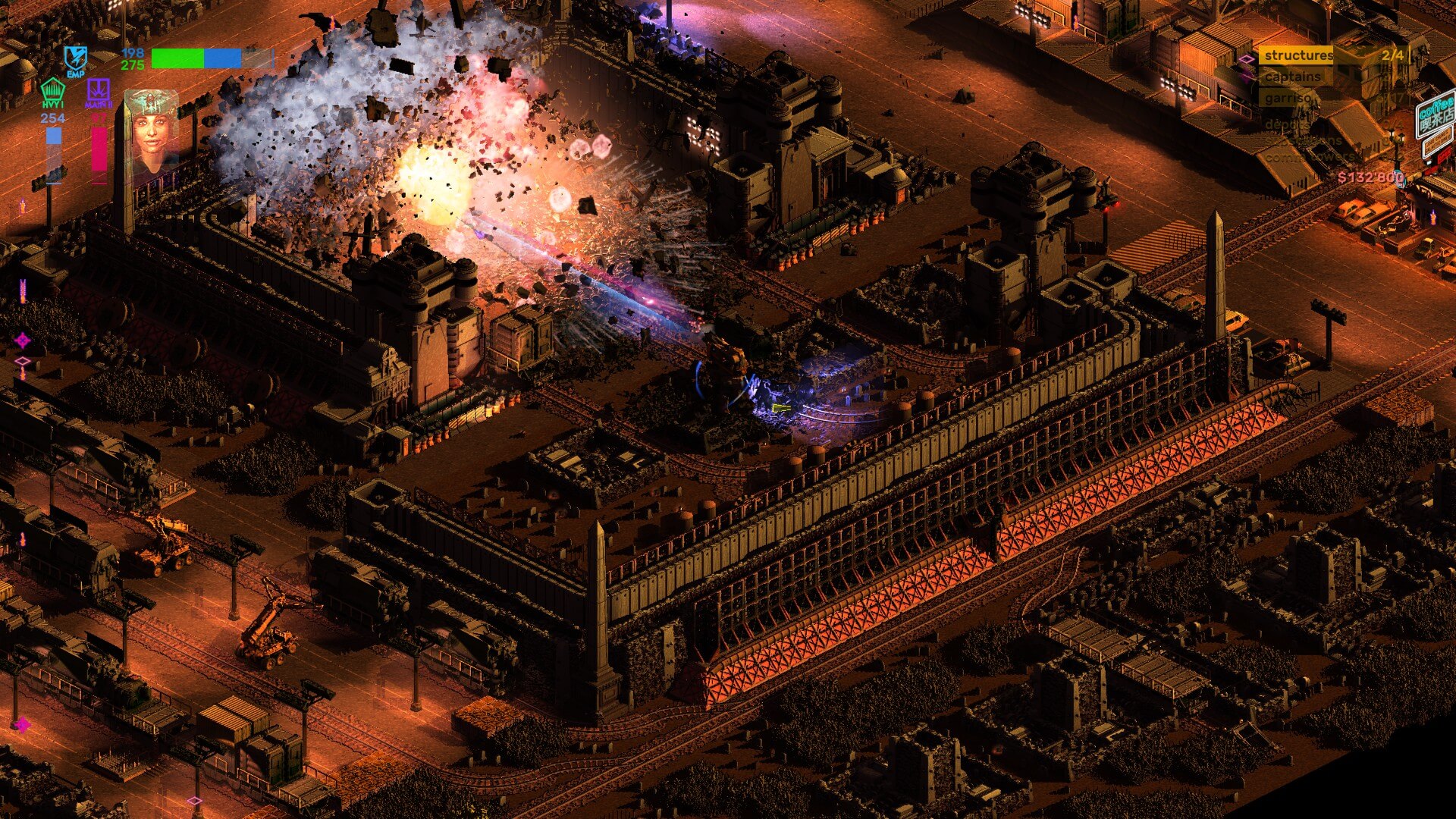 Brigador, isometric tactical combat game with fully destructible ...