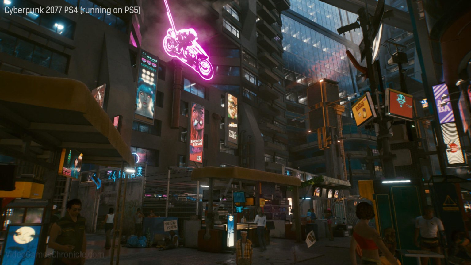 Cyberpunk 2077 - PC versus PS5 Graphics Comparison Screenshots