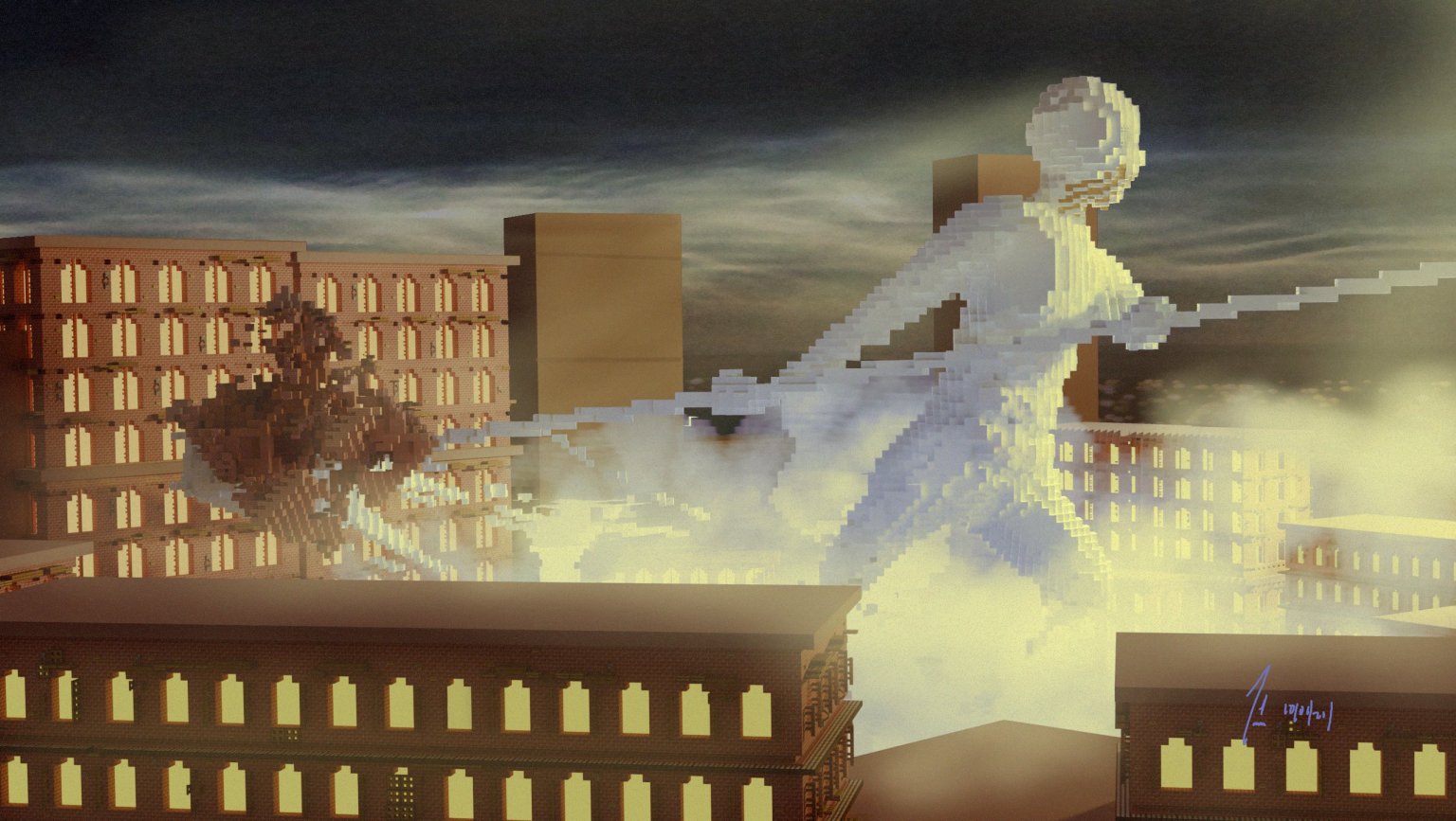 Modders have recreated Attack on Titan's Shiganshina & Warhammer Titan ...