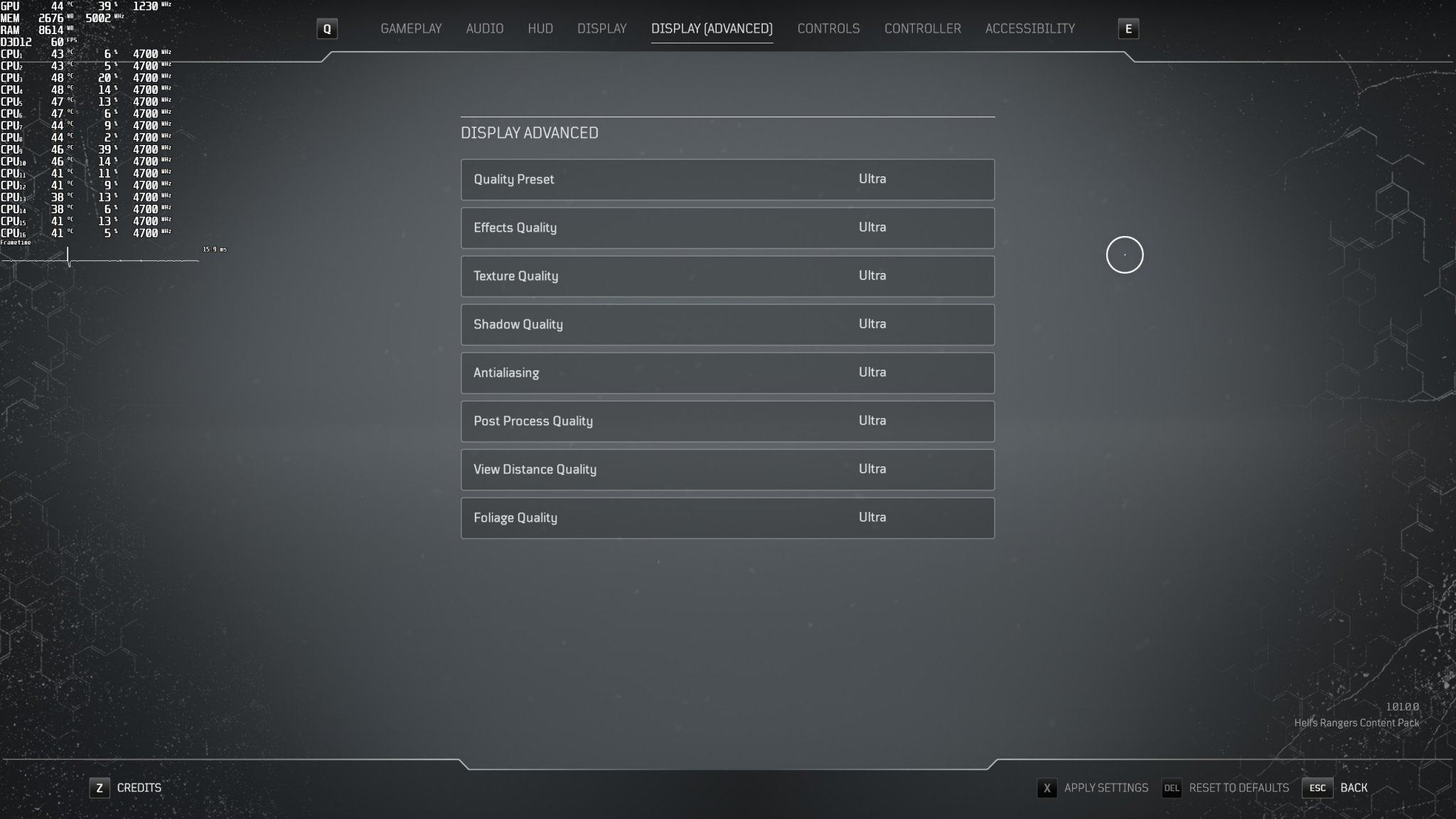 Outriders PC Performance Analysis