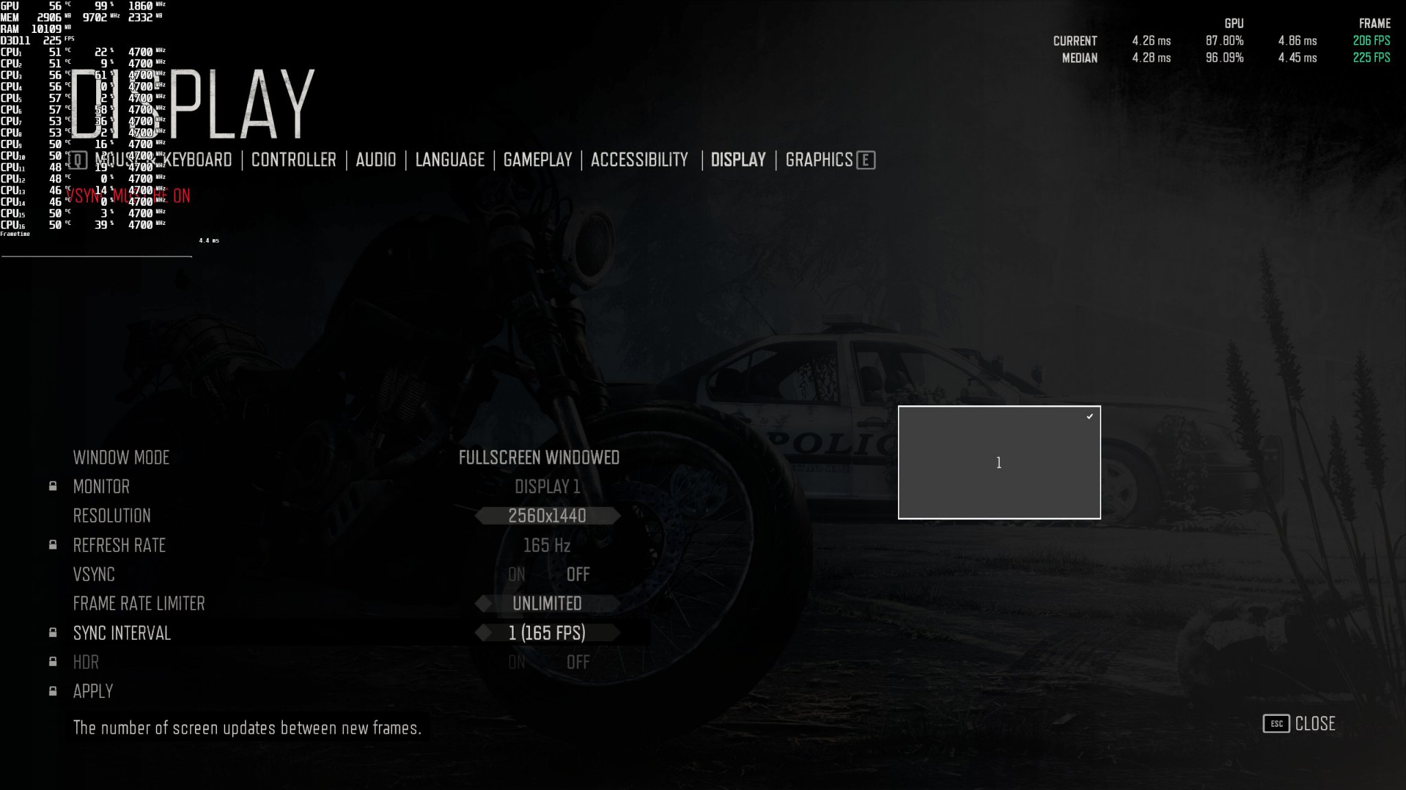 Days Gone PC Performance Analysis