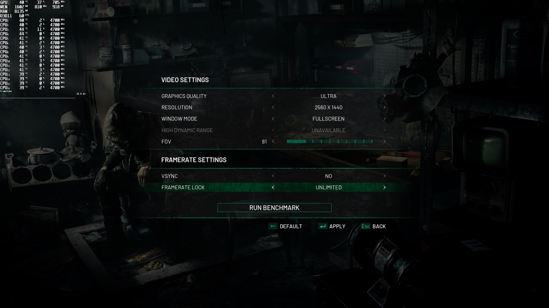 Chernobylite PC Performance Analysis