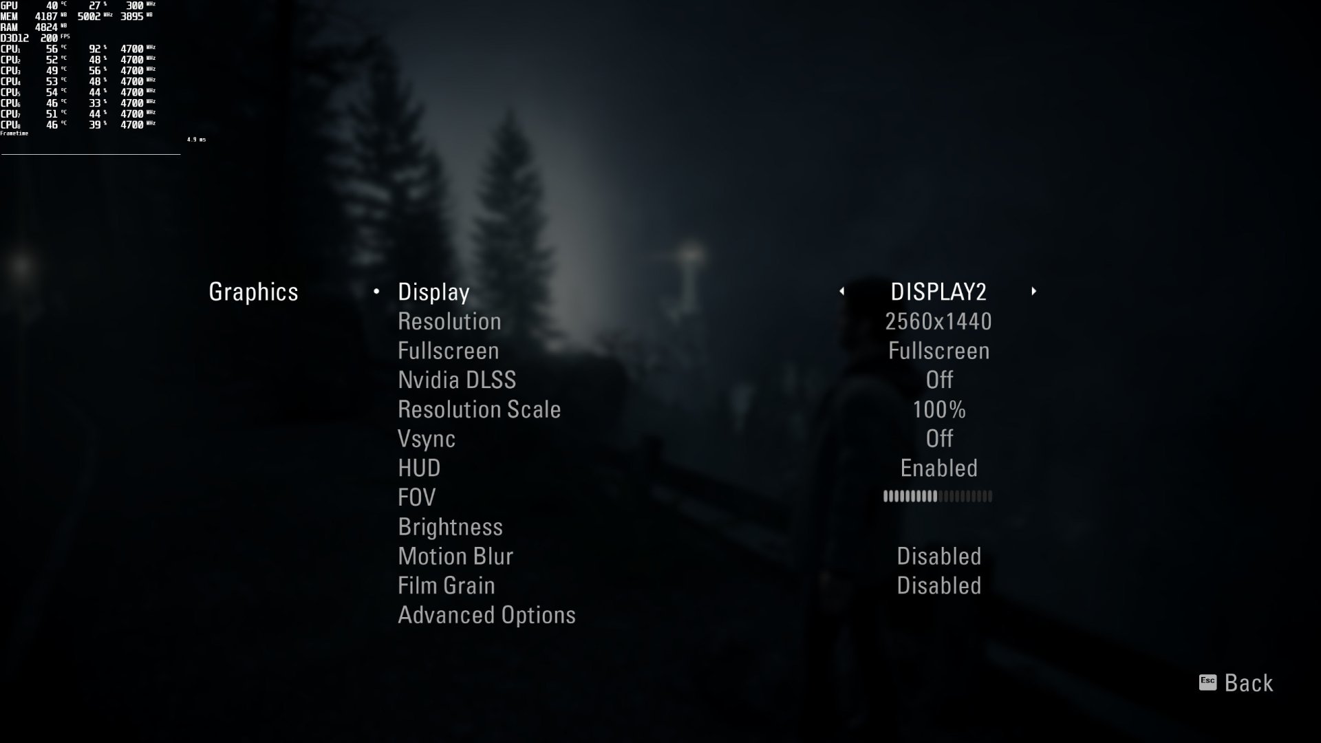 Alan Wake Remastered PC Performance Analysis