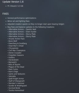 The Elder Scrolls V: Skyrim Anniversary Edition Update 1.6 is 5.3GB ...