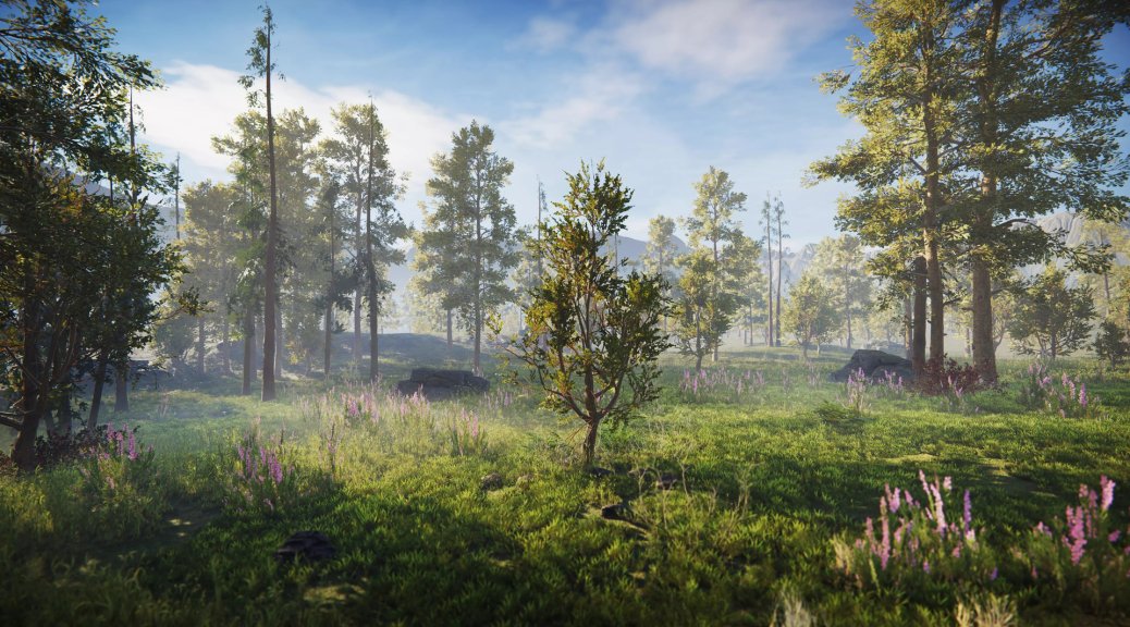 Unity 2021.2 Terrain HDRP Demo Scene is available for free download