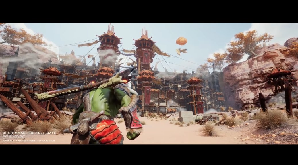 Take a look at World of Warcraft's Gates of Orgrimmar in Unreal Engine 5