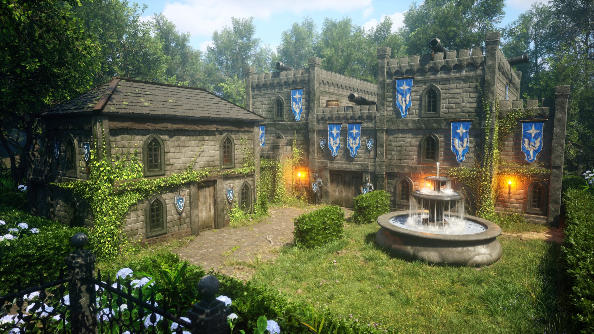 Take a look at RuneScape's The Legend's Guild in Unreal Engine 5