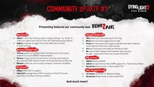 Dying Light 2 Community Patch #1 adds AMD FSR 2.0 support, improves ...