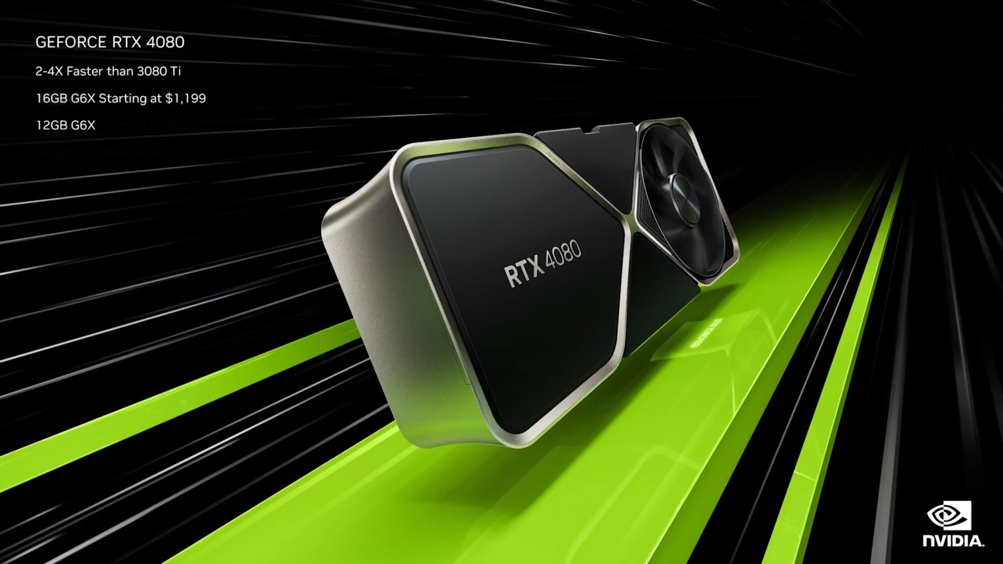 NVIDIA has officially announced the RTX 4090, launches on October 12th