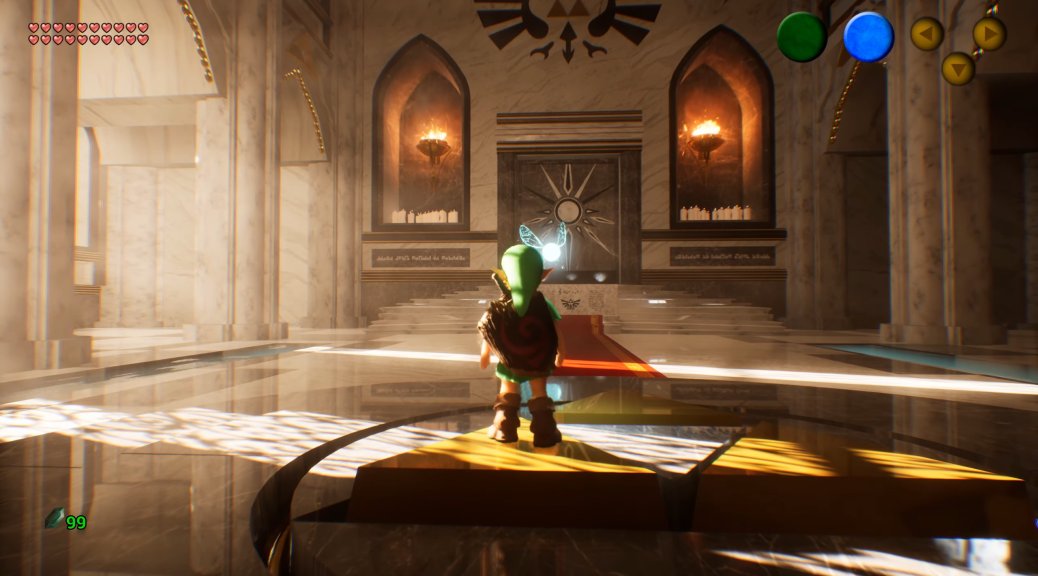 Take a look at Zelda Ocarina of Time's Temple Of Time in Unreal Engine 5