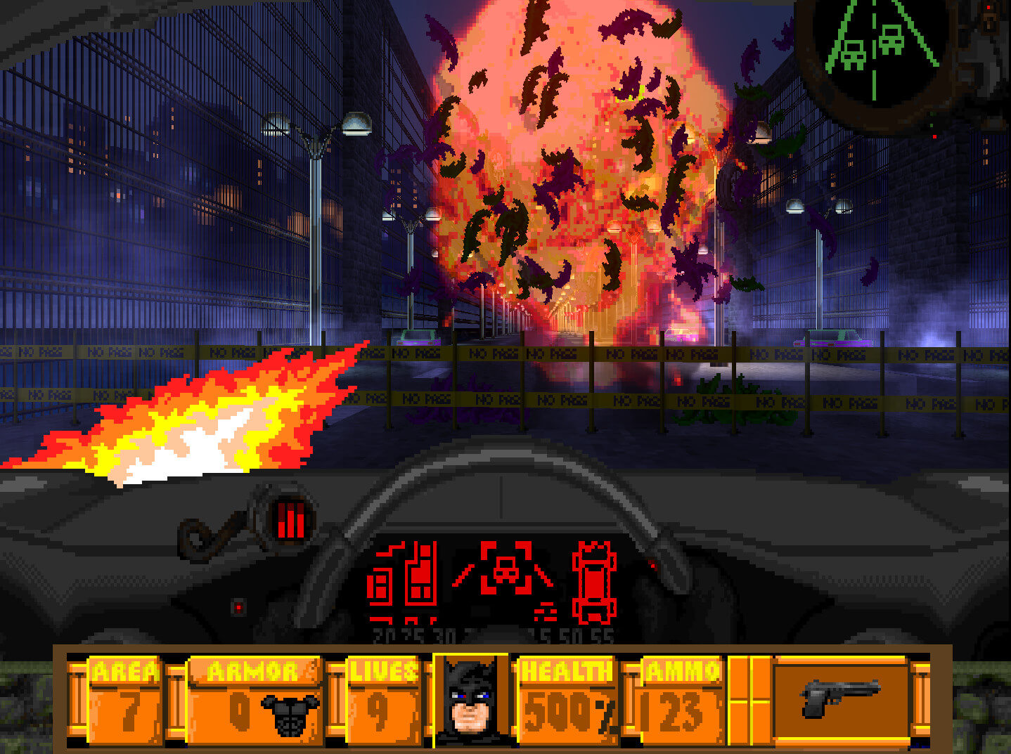 The Dark Knight invades GZDoom with this Batman - Rogue City Mod