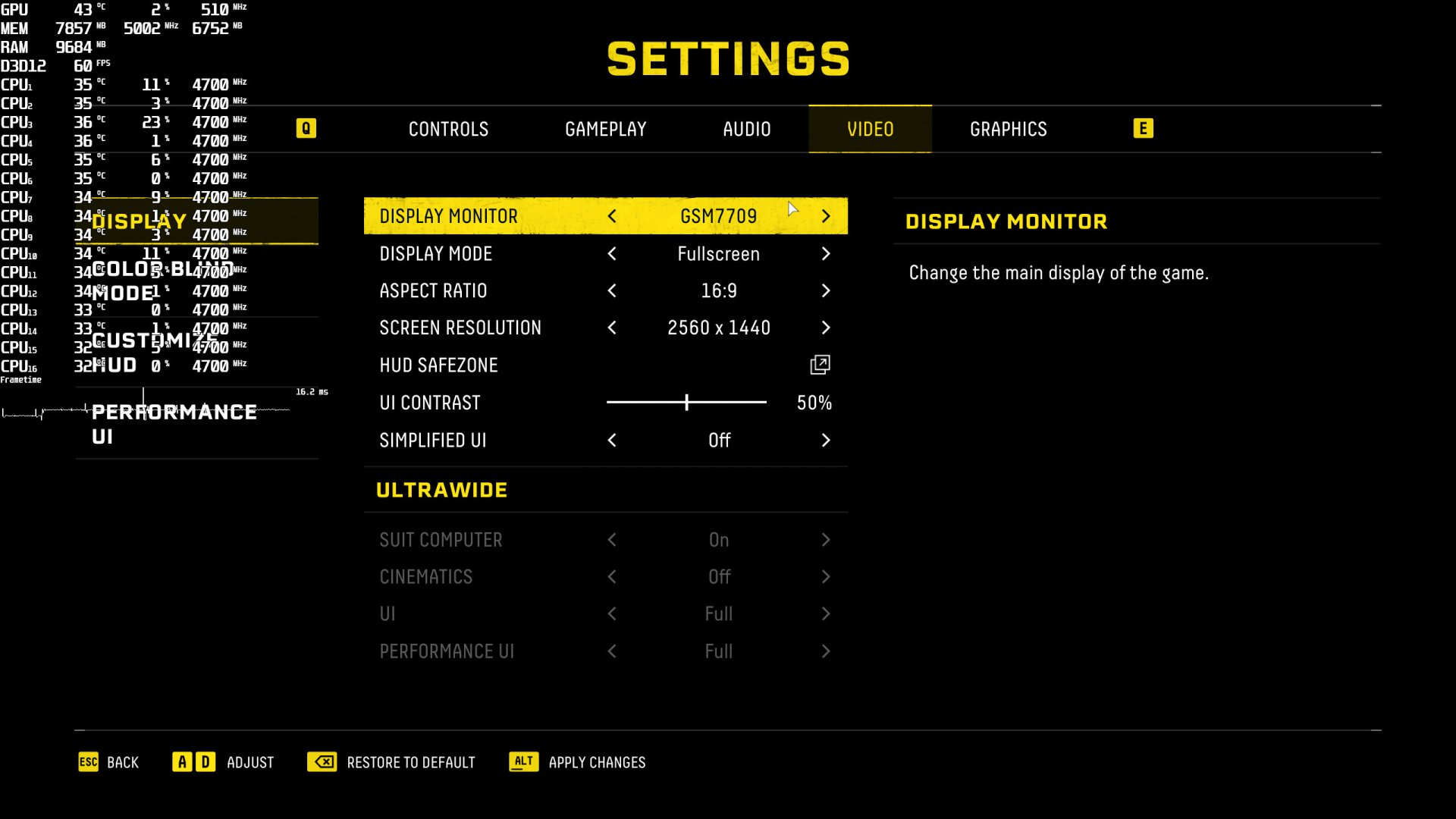 Returnal PC Performance Analysis