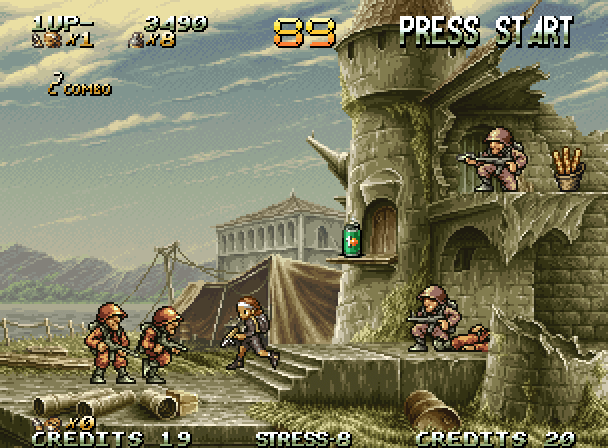 Aqua Ippan is an amazing Metal Slug clone for PC, demo released
