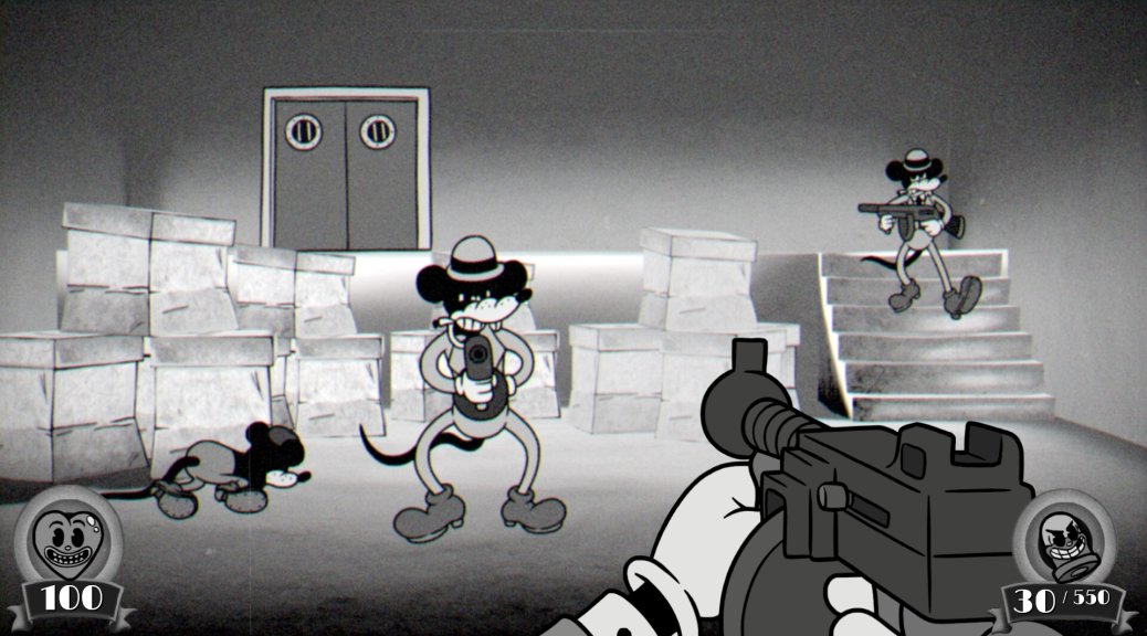 Mouse is a new FPS with 1930s animated cartoon noir graphics