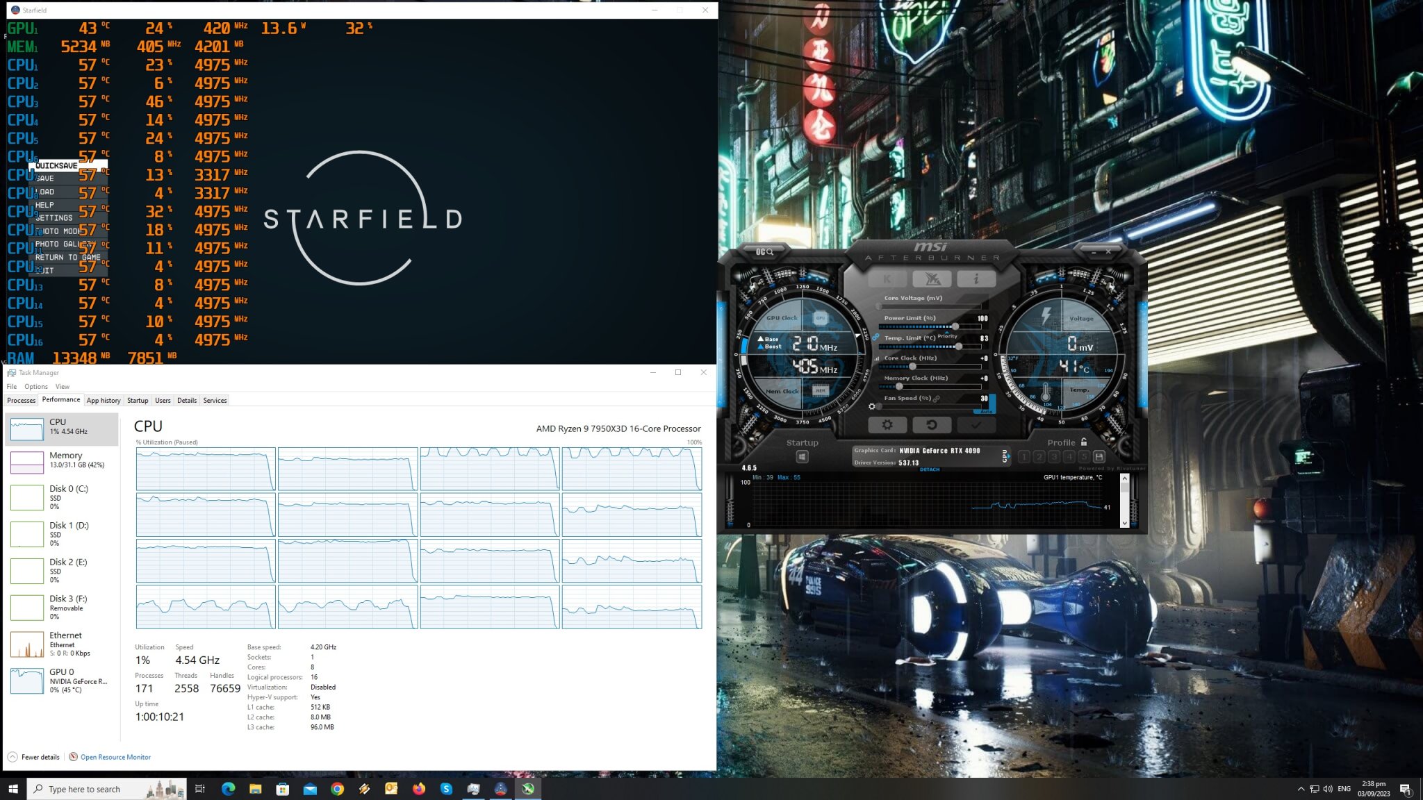 Starfield PC Performance Analysis