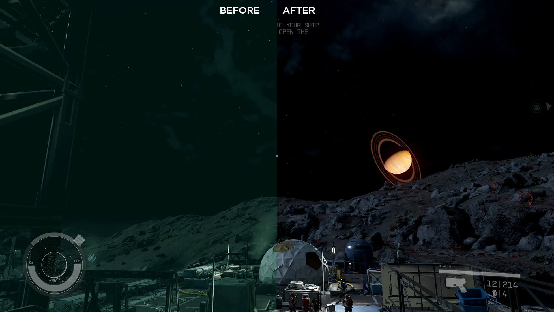 Starfield Mod fixes its elevated black levels/washed out graphics
