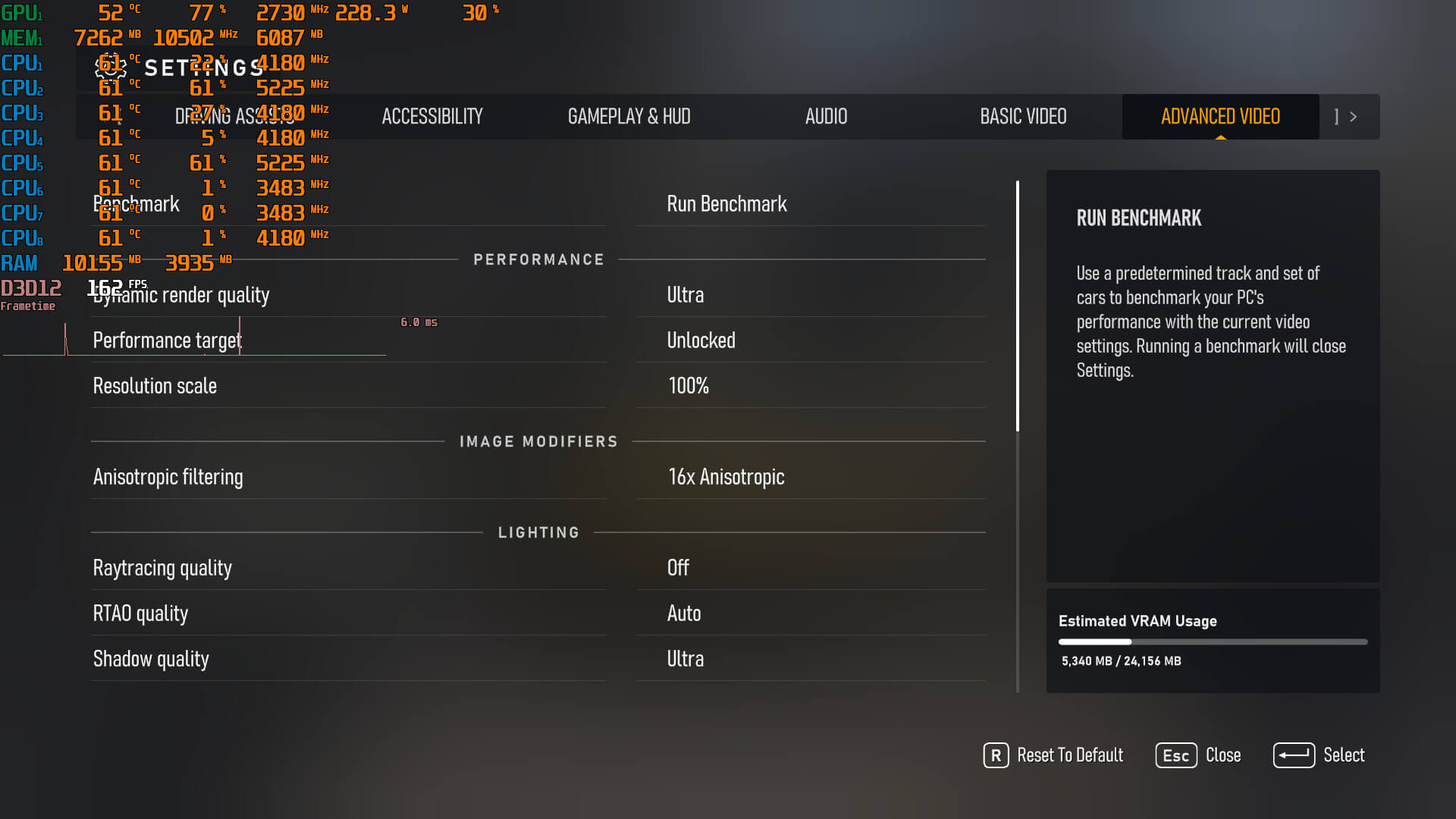 Forza Motorsport Benchmarks & PC Performance Analysis